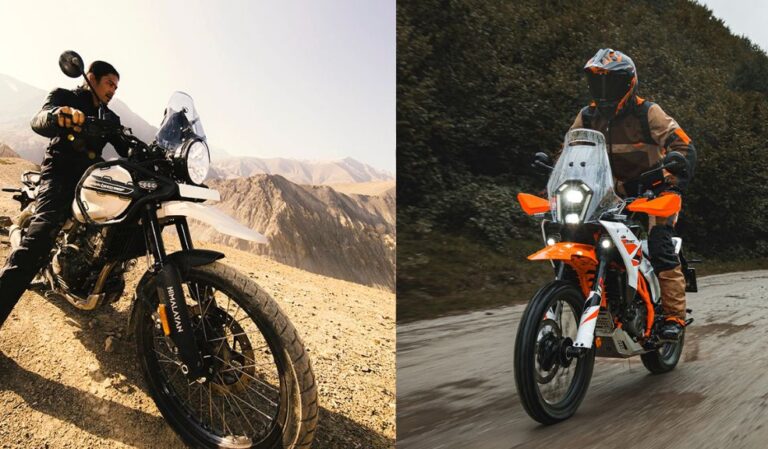 Royal Enfield Himalayan 450 vs. KTM 390 Adventure
